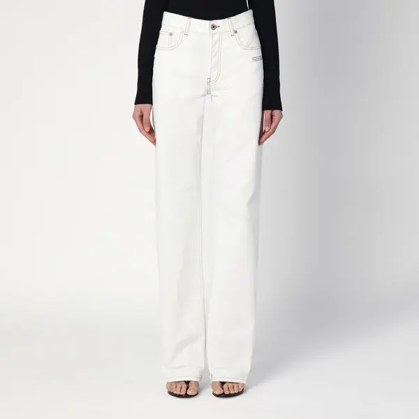 Off-White Denim Jeans - White