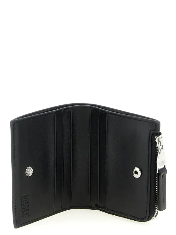 DIESEL® 1dr Bi Fold Zip L' Wallet - Black