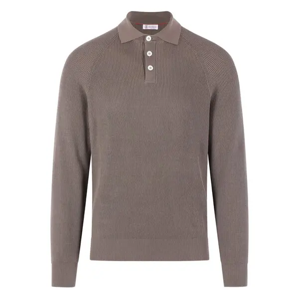 Brunello Cucinelli Polo Shirts - Brown