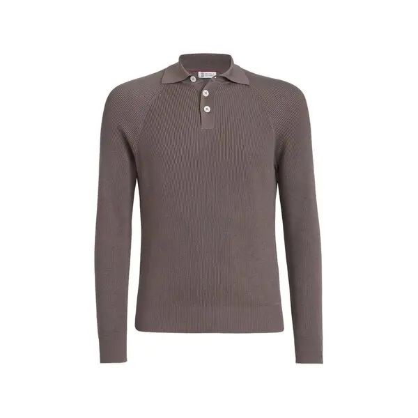 Brunello Cucinelli Polo Shirts - Brown