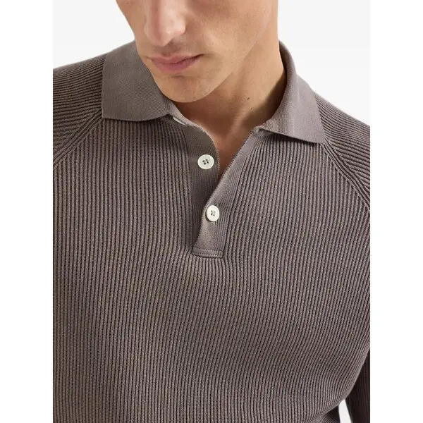 Brunello Cucinelli Polo Shirts - Brown