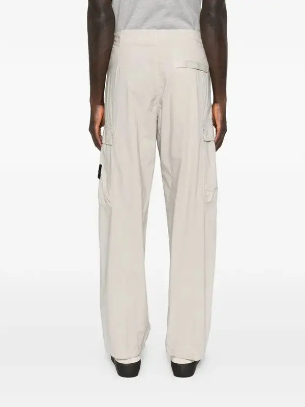 Stone Island Tailored Cargo Trousers - Gray
