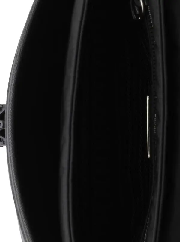Prada Re-nylon And Saffiano Shoulder Bag - Black