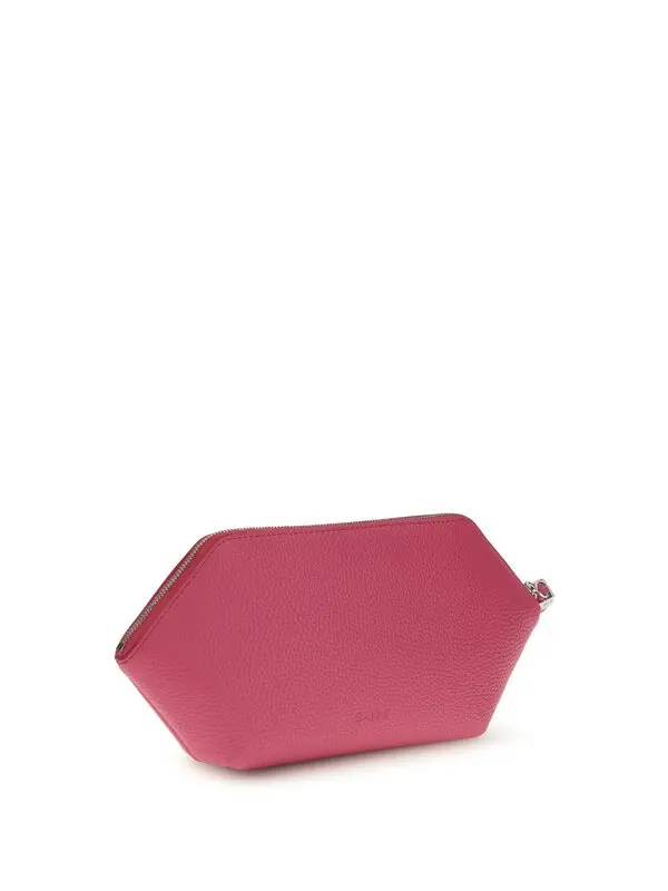 GANNI The Pouch Bou Makeup Bag With Stud Embellishments - Pink