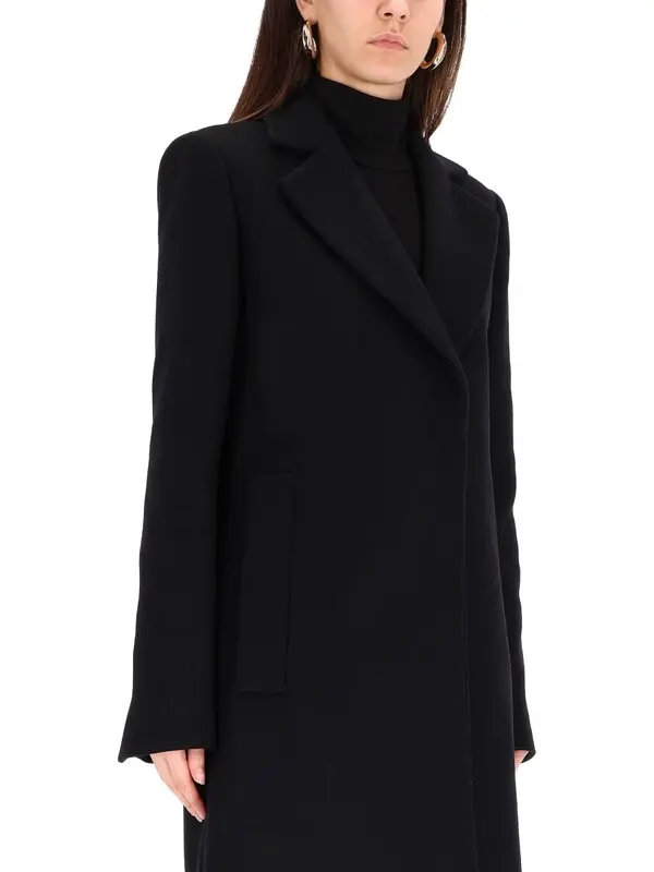 Sportmax Wool Coat - Black
