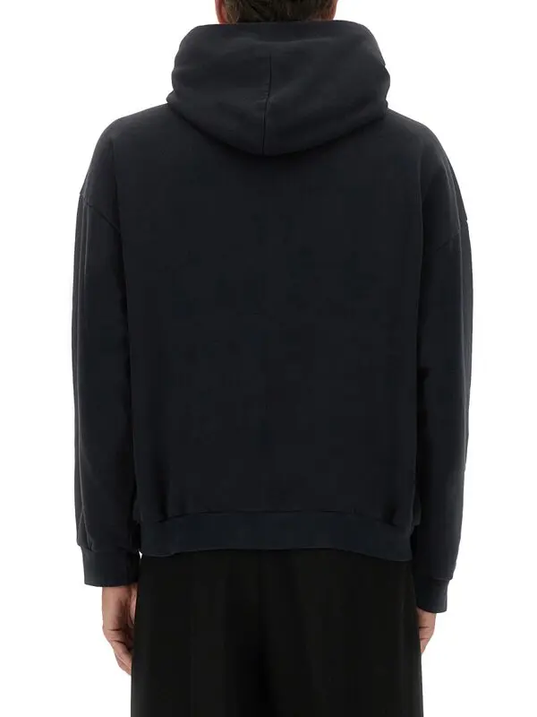Balenciaga Logo Hoodie - Black