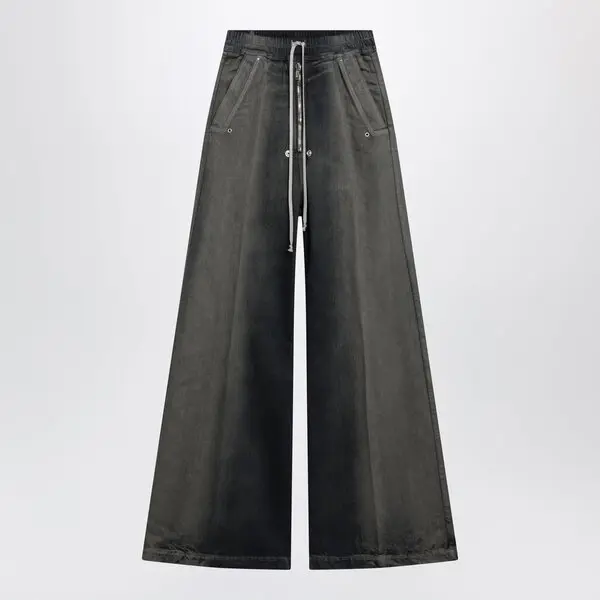 Rick Owens Wide-leg Degrade Denim Pants