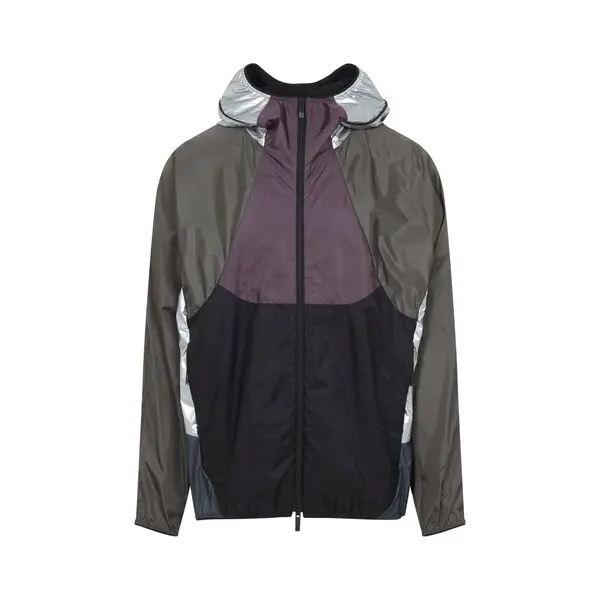Moncler Sormiou Zip-up Hooded Jacket - Silver