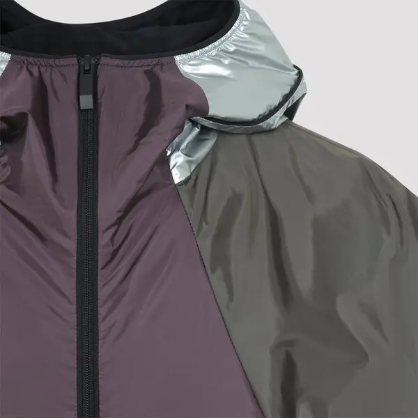 Moncler Sormiou Zip-up Hooded Jacket - Silver