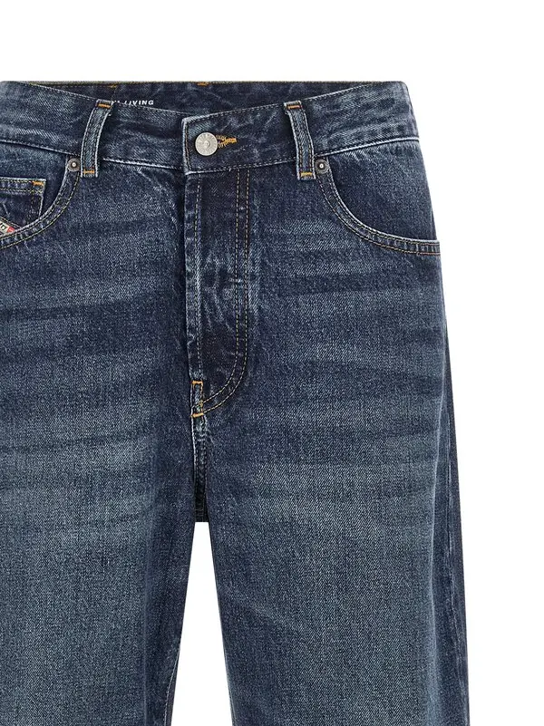 DIESEL® D-sent Wide Leg Jeans - Blue