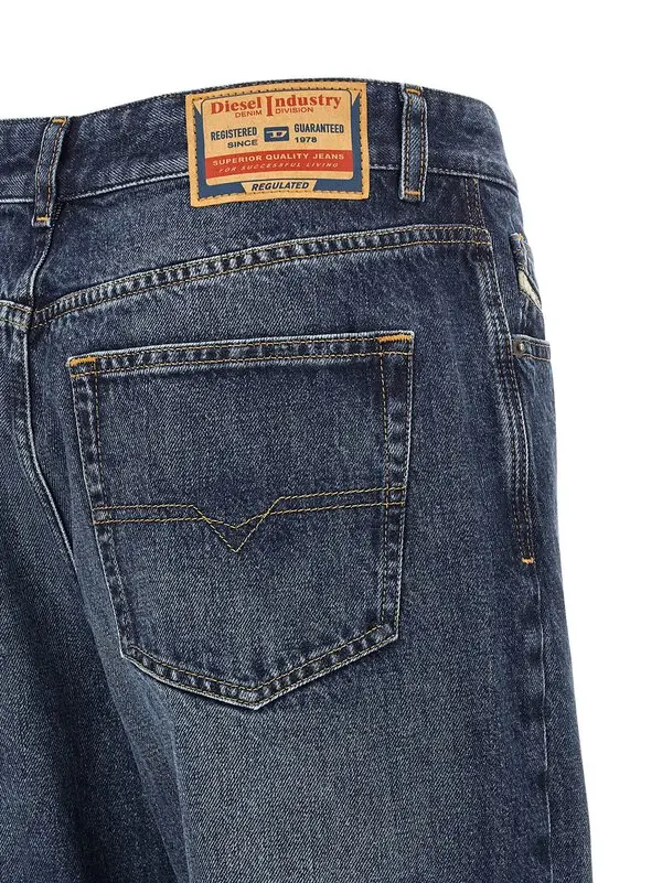 DIESEL® D-sent Wide Leg Jeans - Blue