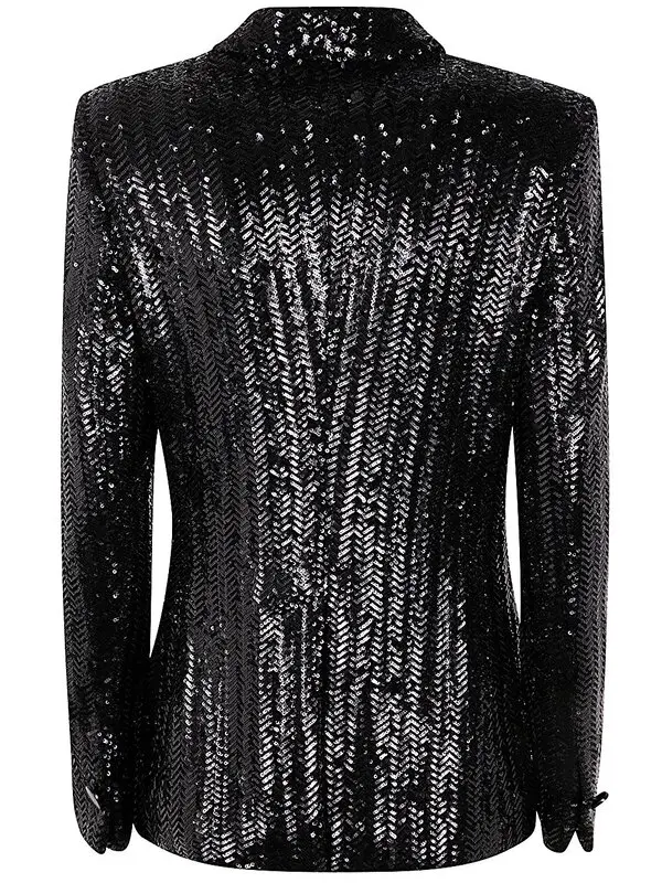 Tagliatore Sequined Double-breasted Blazer