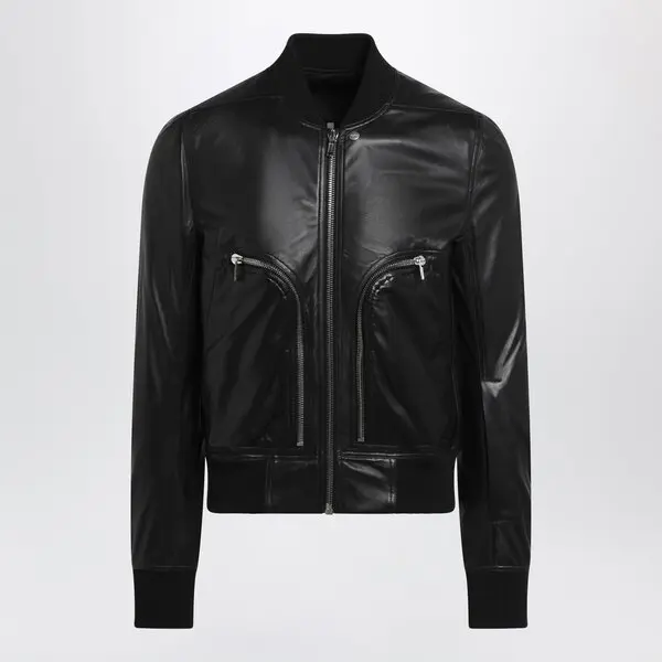 Rick Owens Bauhaus Flight Leather Jacket