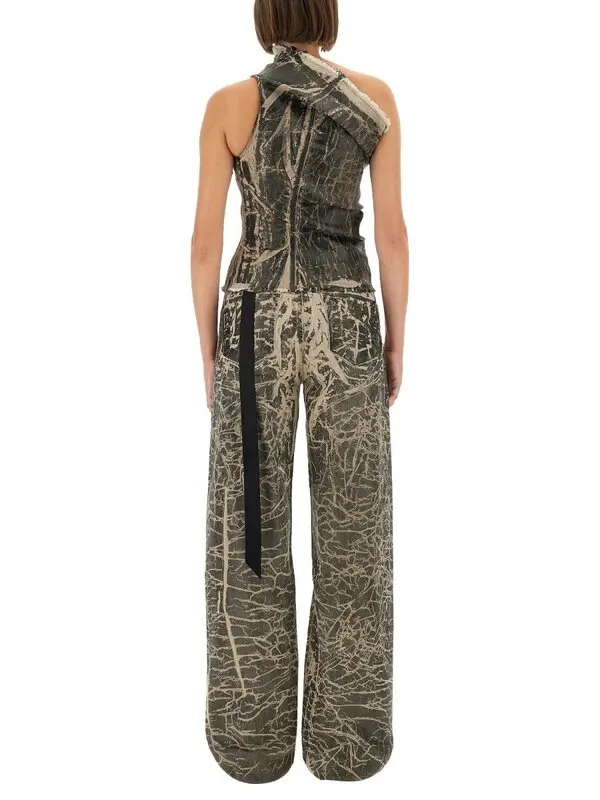 Rick Owens Athena Asymmetrical Top - Black