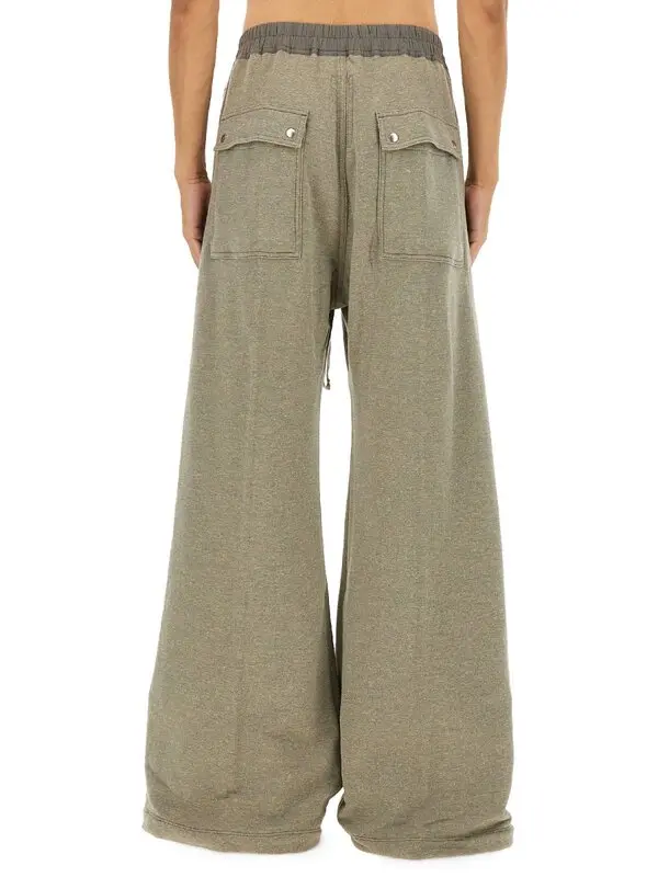 Rick Owens Geth Belas Wide Leg Pants - Gray