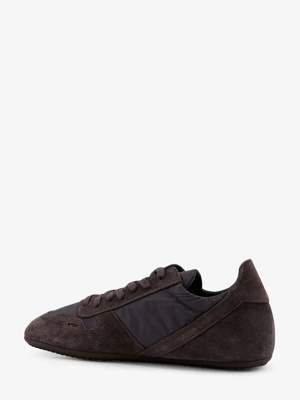 Rick Owens Minimal Nylon And Suede Sneakers - Multicolor