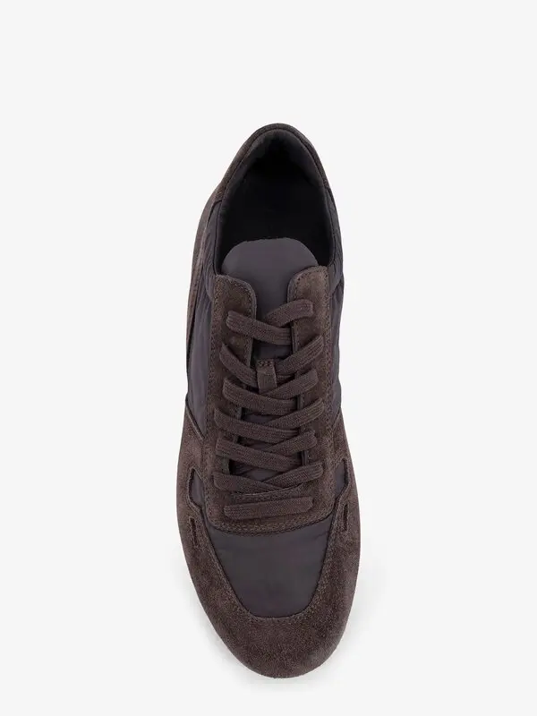 Rick Owens Minimal Nylon And Suede Sneakers - Multicolor