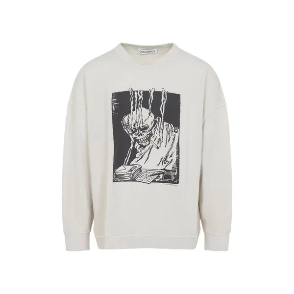 Our Legacy Slack" Oversized Sweatshirt With Graphic Prints