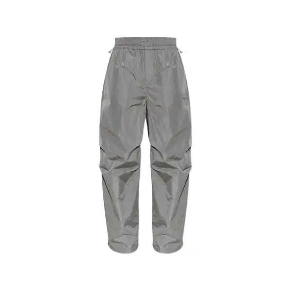 Alexander Wang Grey Polyester Wide Leg Track Pants - Gray