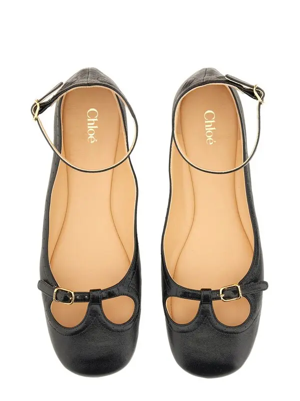 Chloé Ballerina Misty Flats - Black