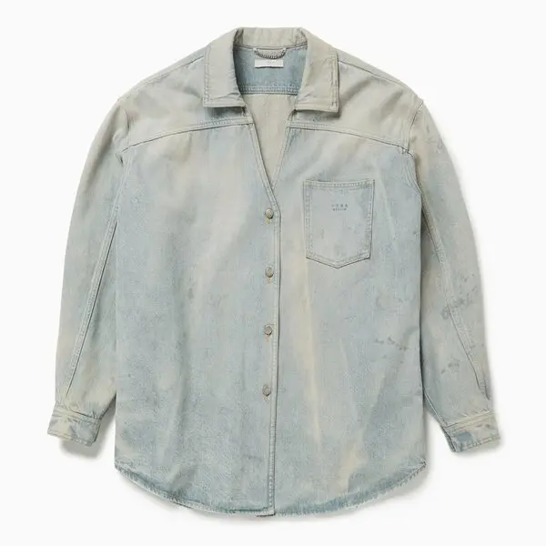 1989 STUDIO Light Denim Overshirt - Blue