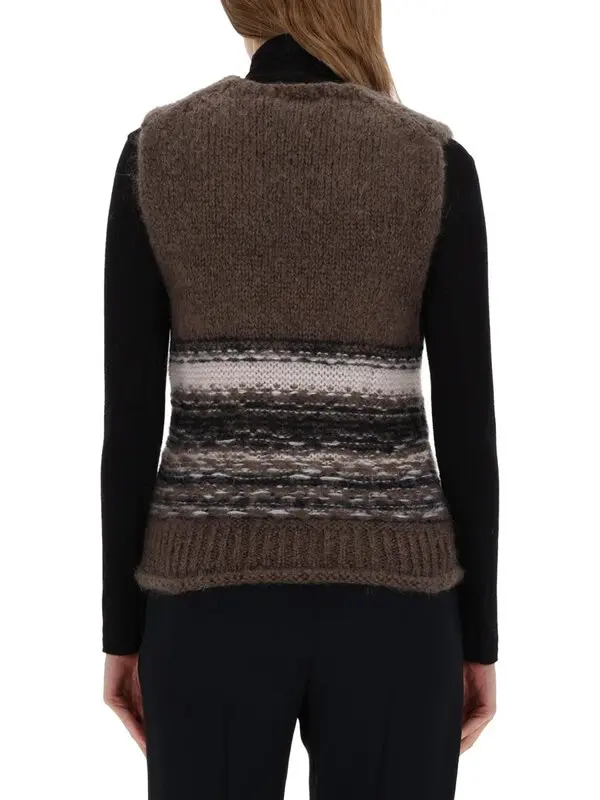 Our Legacy Mohair Wool Vest - Multicolor