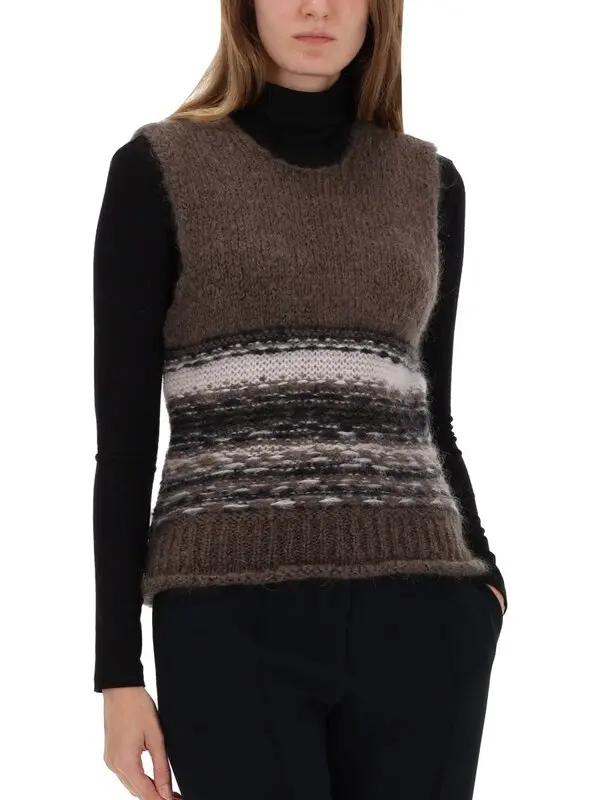 Our Legacy Mohair Wool Vest - Multicolor