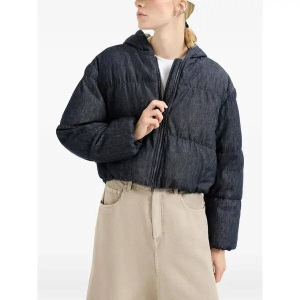 Brunello Cucinelli Padded Down Jacket - Blue
