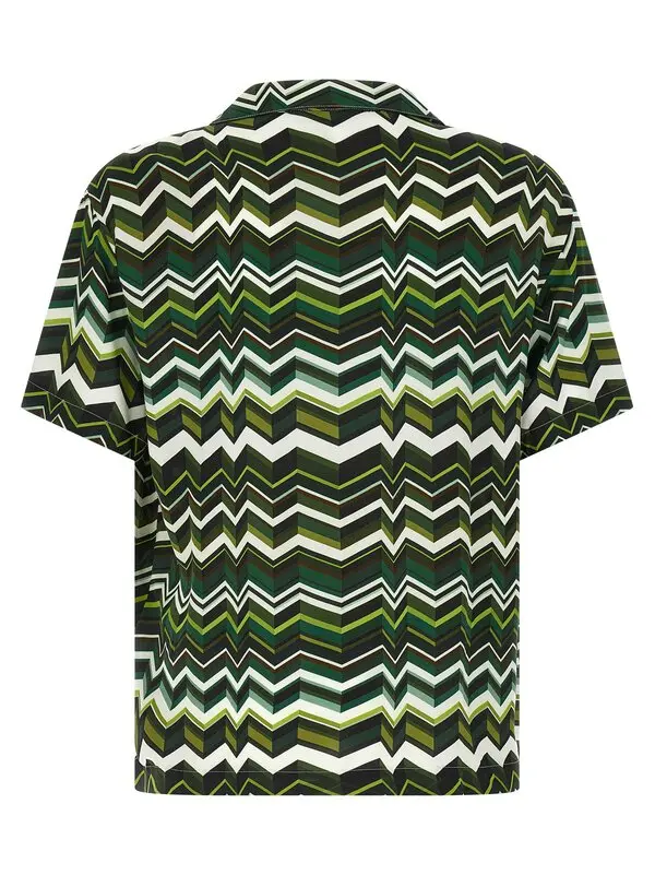 Missoni Irregular Zigzag Shirt - Green