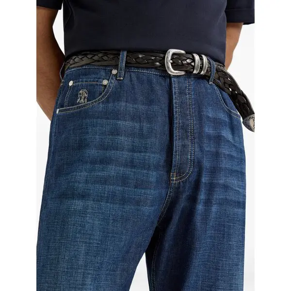 Brunello Cucinelli Straight-leg Jeans - Blue