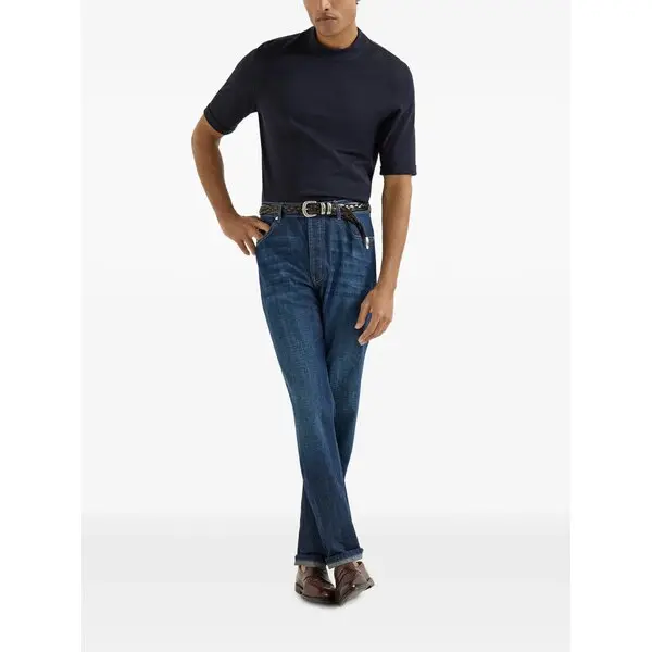 Brunello Cucinelli Straight-leg Jeans - Blue