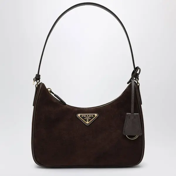 Prada Re-edition 2005 Mini Bag In Suede Leather