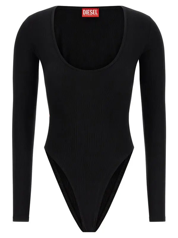 DIESEL® T-bodyn' Long Sleeve Bodysuit - Black