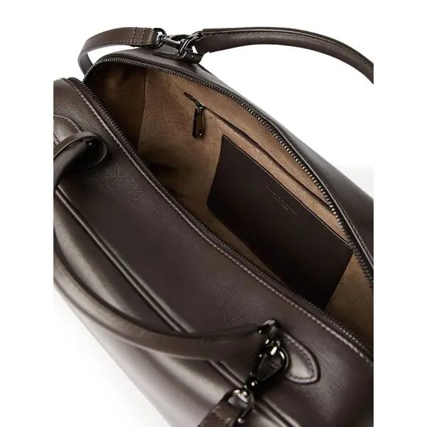 Brunello Cucinelli Leather Tote Bag - Brown