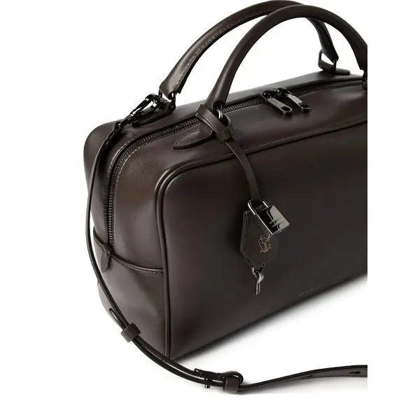 Brunello Cucinelli Leather Tote Bag - Brown