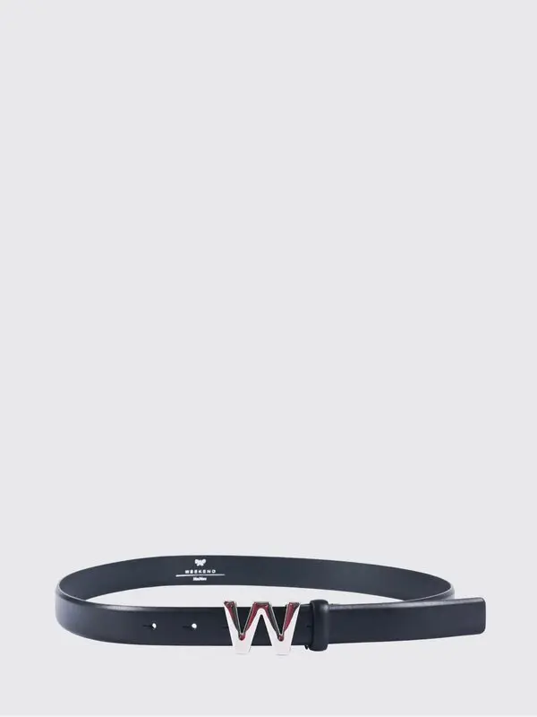 Max Mara Logo Belt - Black