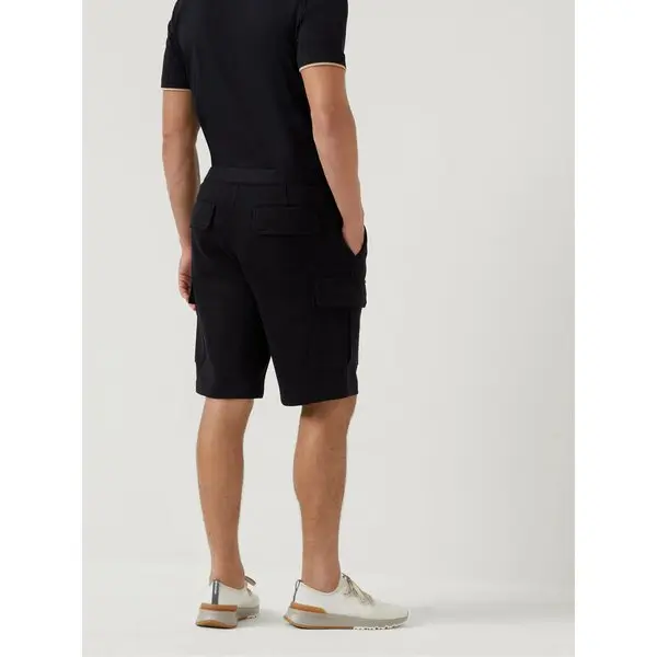 Brunello Cucinelli Cotton Blend Cargo Shorts - Black