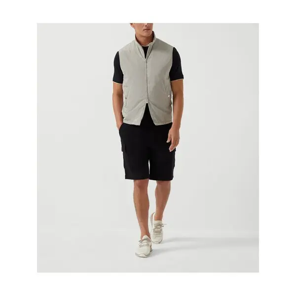 Brunello Cucinelli Cotton Blend Cargo Shorts - Black