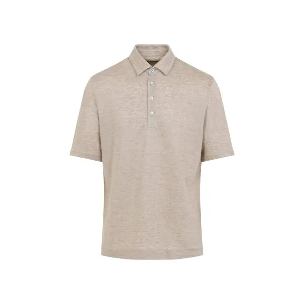 Zegna Oasi Linen Polo - Multicolor