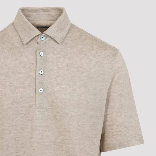 Zegna Oasi Linen Polo - Multicolor