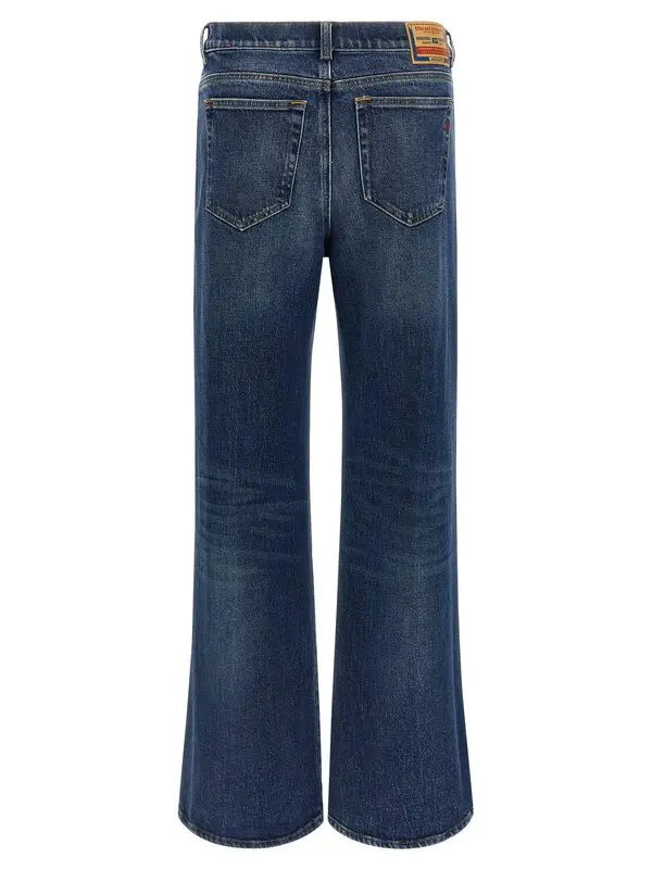 DIESEL® 1978 D-akemi Stonewashed Wide Flare Jeans - Blue