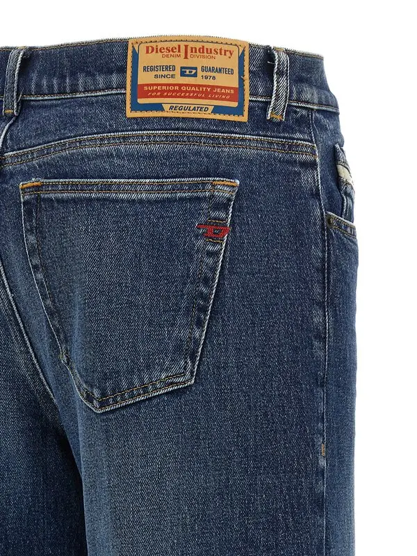 DIESEL® 1978 D-akemi Stonewashed Wide Flare Jeans - Blue
