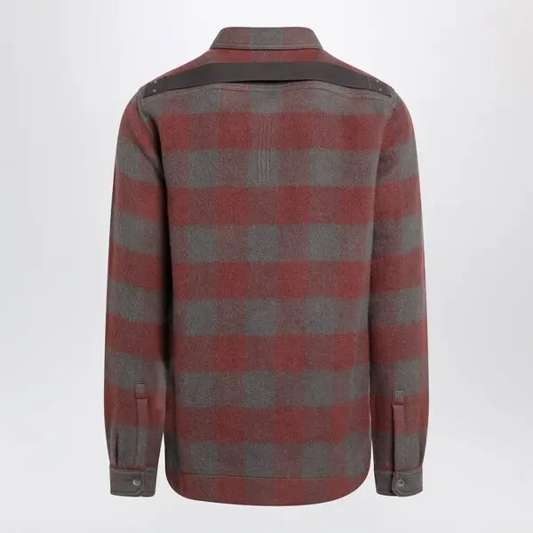 Rick Owens Plaid Wool Shirt-jacket - Multicolor