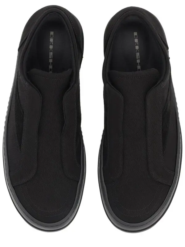 Rick Owens Laceless Vintage Sneakers - Black