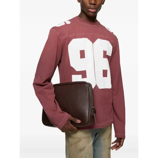 Acne Studios Faded Cotton Number Print Sweatshirt