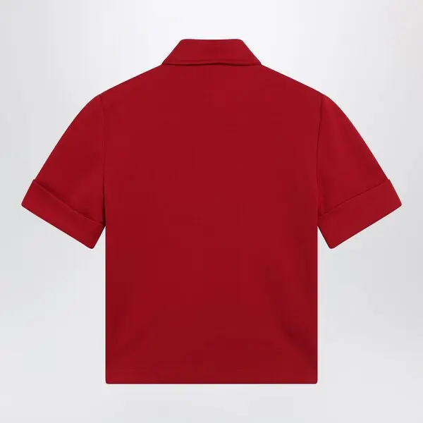 Miu Miu Technical Jersey Polo Shirt - Red