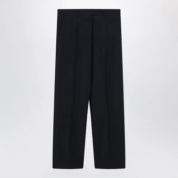 Miu Miu Wool-blend Trousers - Blue