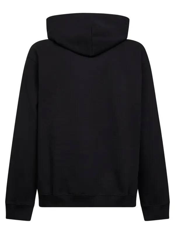 Gucci Black Cotton Jersey Printed Hoodie
