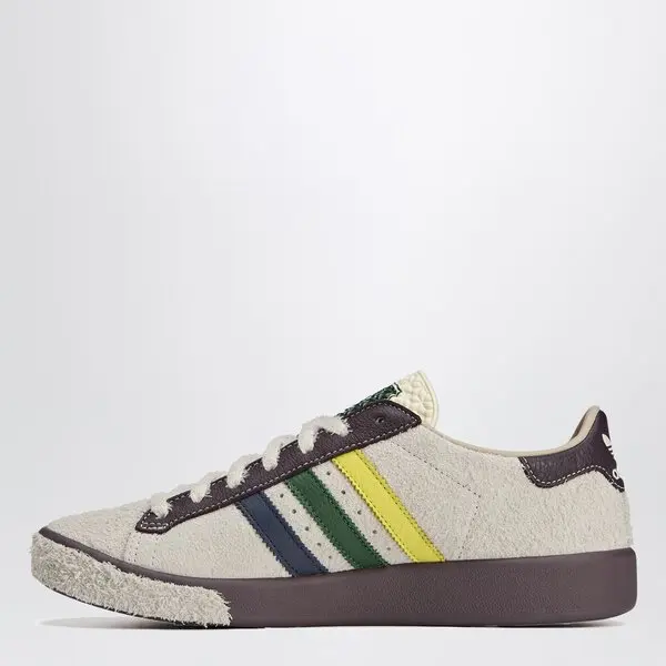 ADIDAS ORIGINALS X BRAIN DEAD Forest Hills Cream Suede Lace-up Sneakers