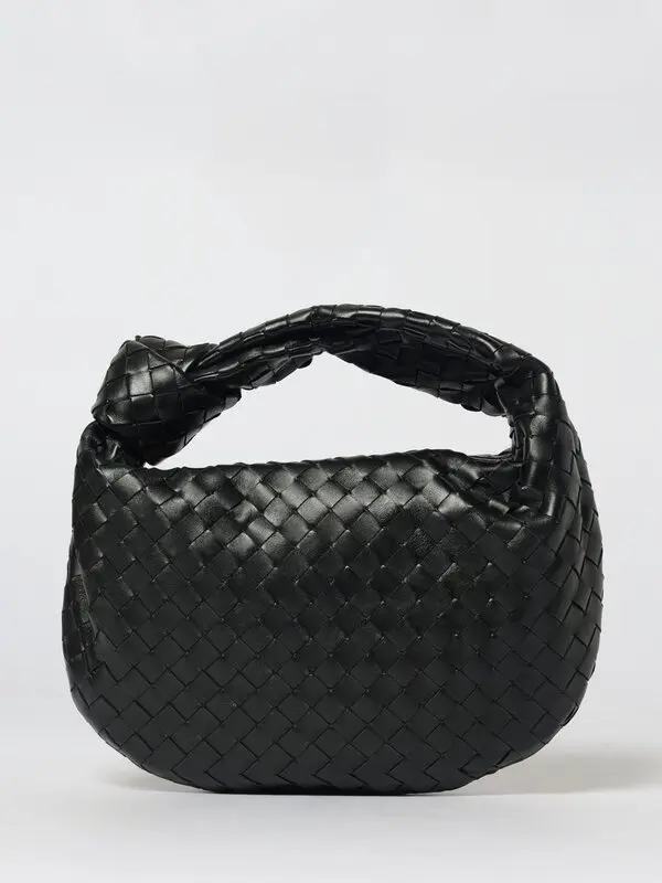 Bottega Veneta Woven Leather Handbag - Black